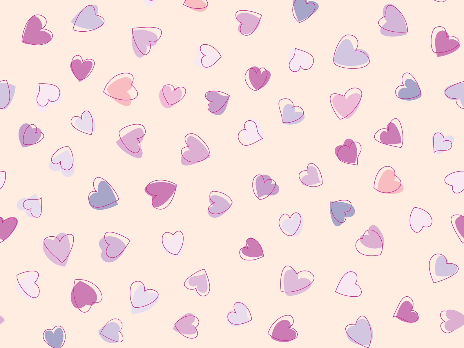 Heart Pattern Pretty Clipart Backgrounds for Powerpoint Templates - PPT ...