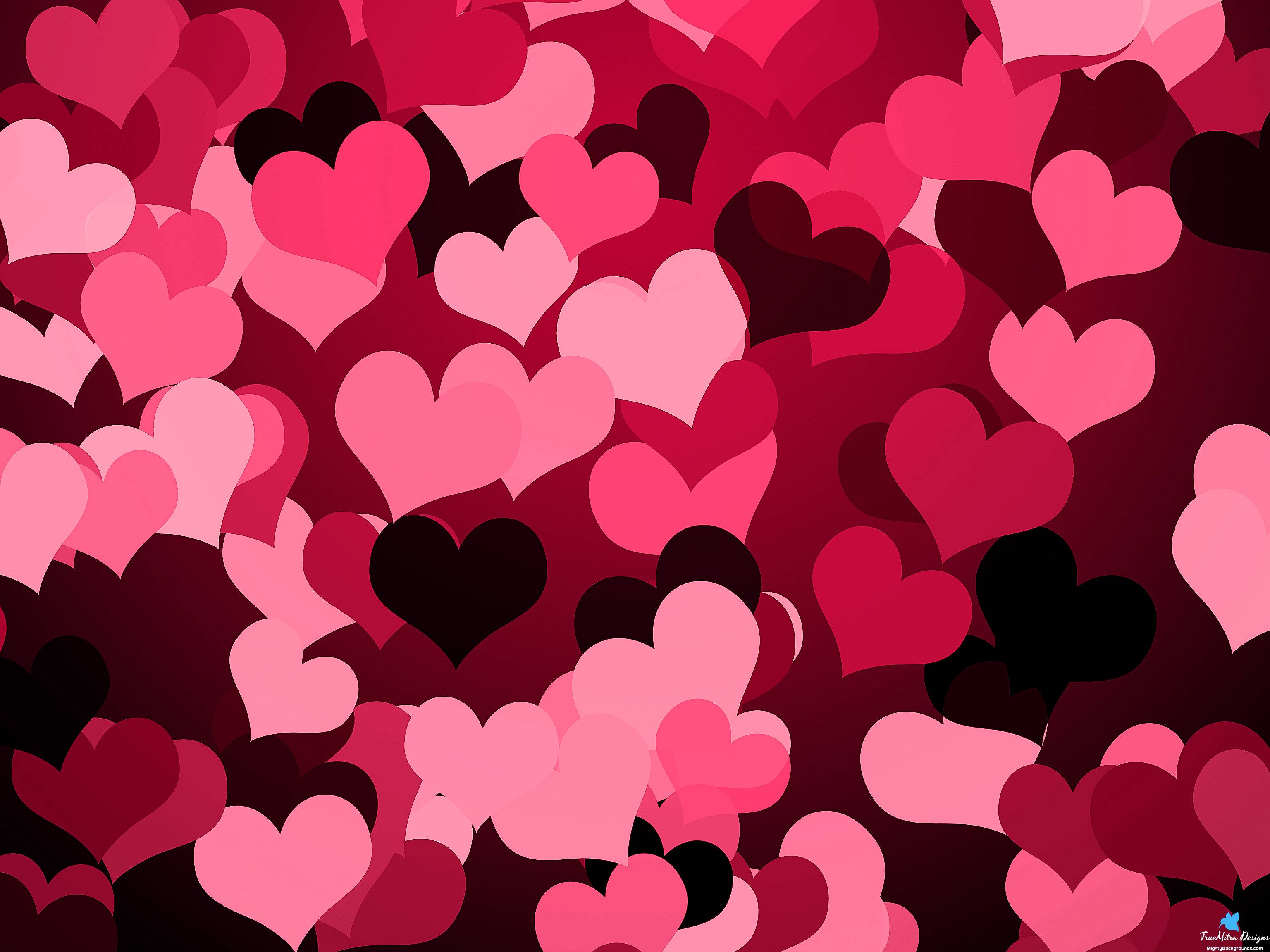 Hearts Jpg Wallpaper Backgrounds for Powerpoint Templates - PPT Backgrounds