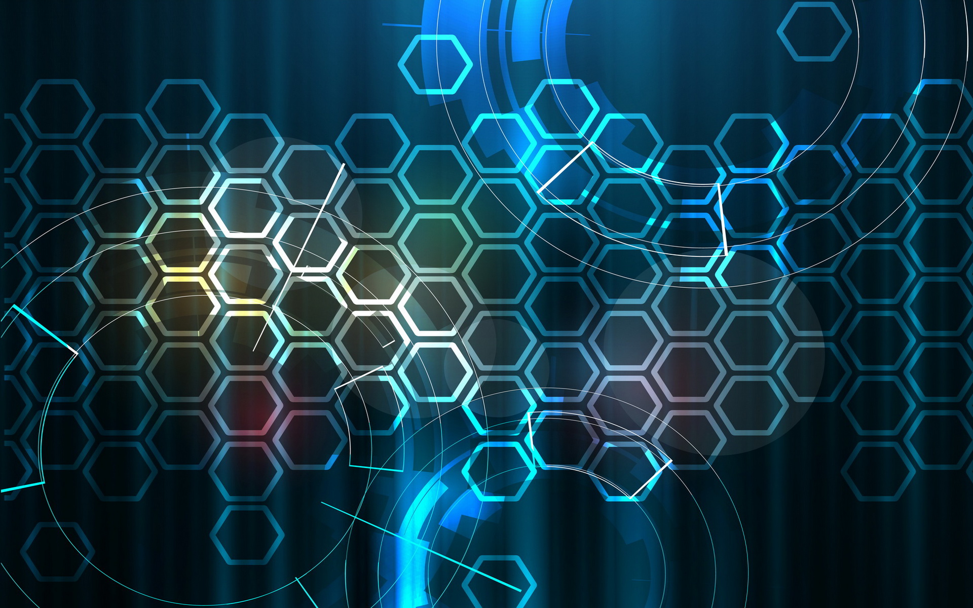 Hexagon Computer Design Backgrounds for Powerpoint Templates - PPT ...