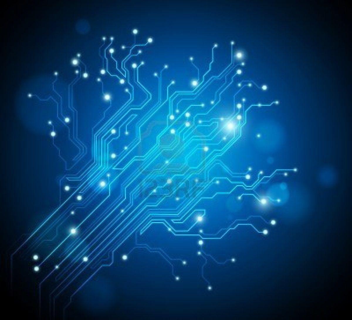 High Tech Art Backgrounds for Powerpoint Templates - PPT Backgrounds