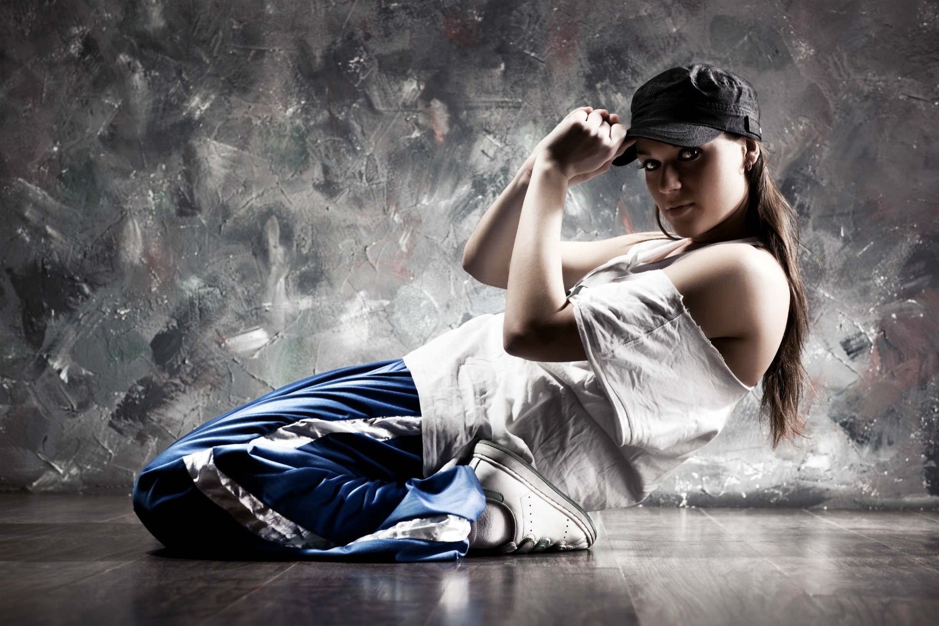 Hip Hop Girl Hd Graphic Backgrounds for Powerpoint Templates - PPT ...