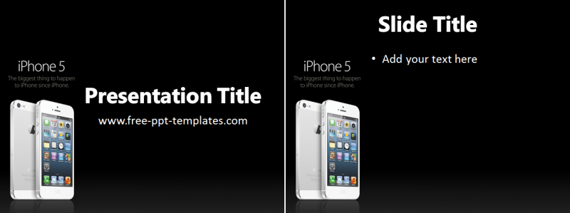 IPhone PPT Template Free PowerPoint Templates Wallpaper Backgrounds for ...