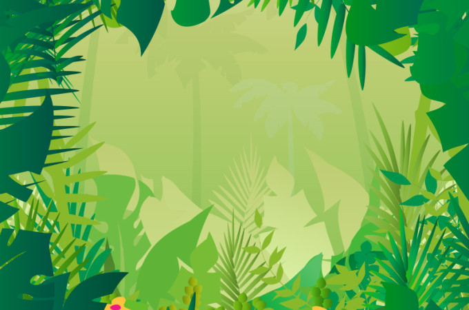 Jungle Safari Photo Backgrounds for Powerpoint Templates - PPT Backgrounds