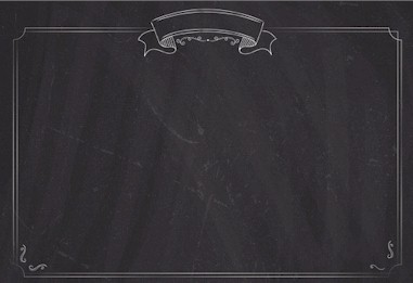 Menu List Chalkboard With Border Wallpaper Backgrounds for Powerpoint ...