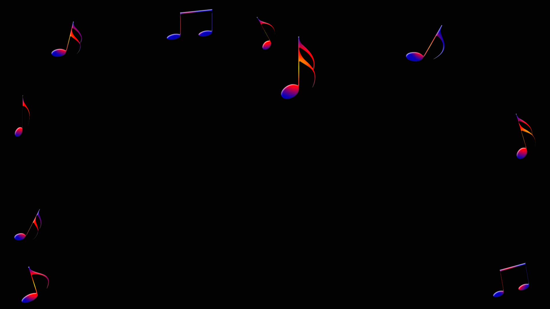 Music Notes Backgrounds for Powerpoint Templates - PPT Backgrounds