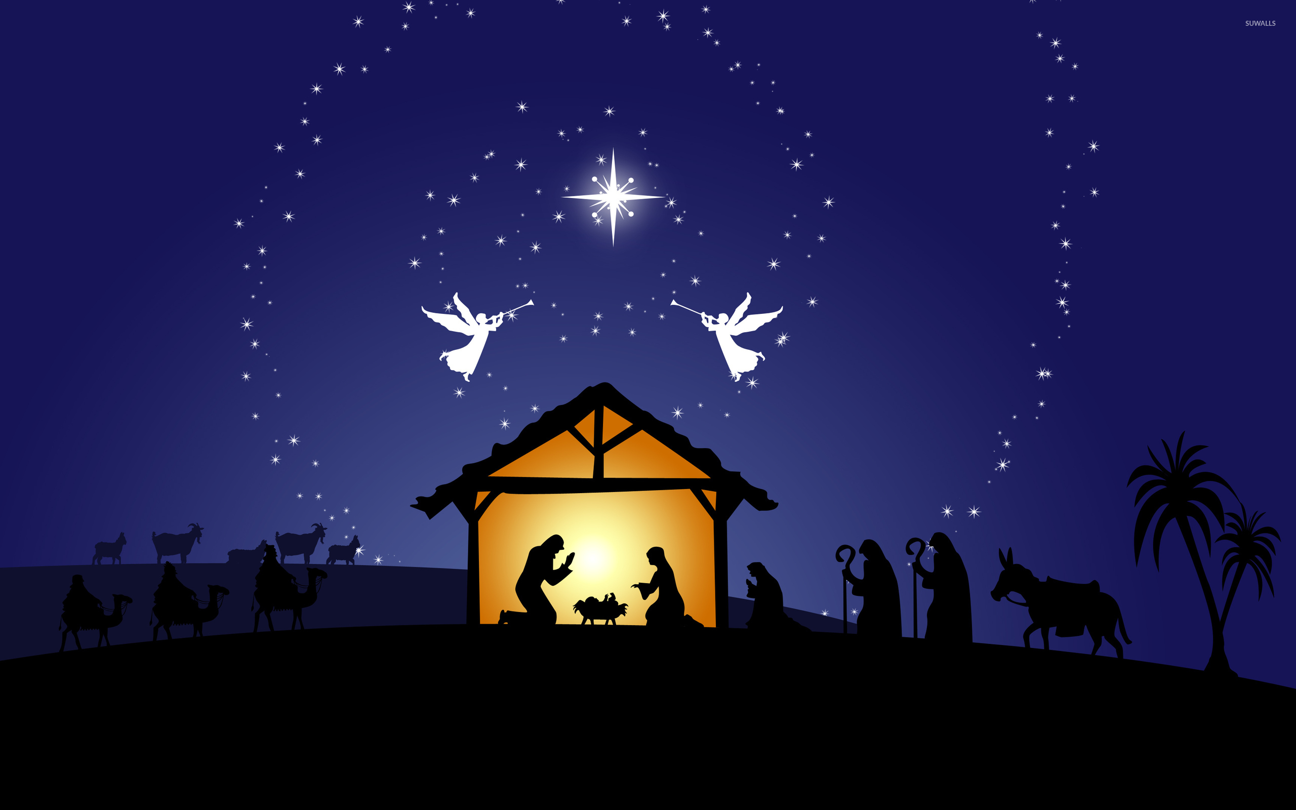 Nativity Presentation Backgrounds for Powerpoint Templates - PPT ...