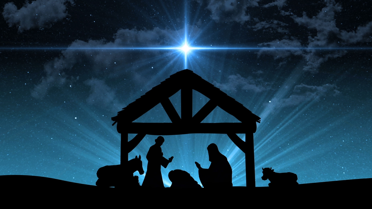 Nativity Slides Backgrounds for Powerpoint Templates - PPT Backgrounds