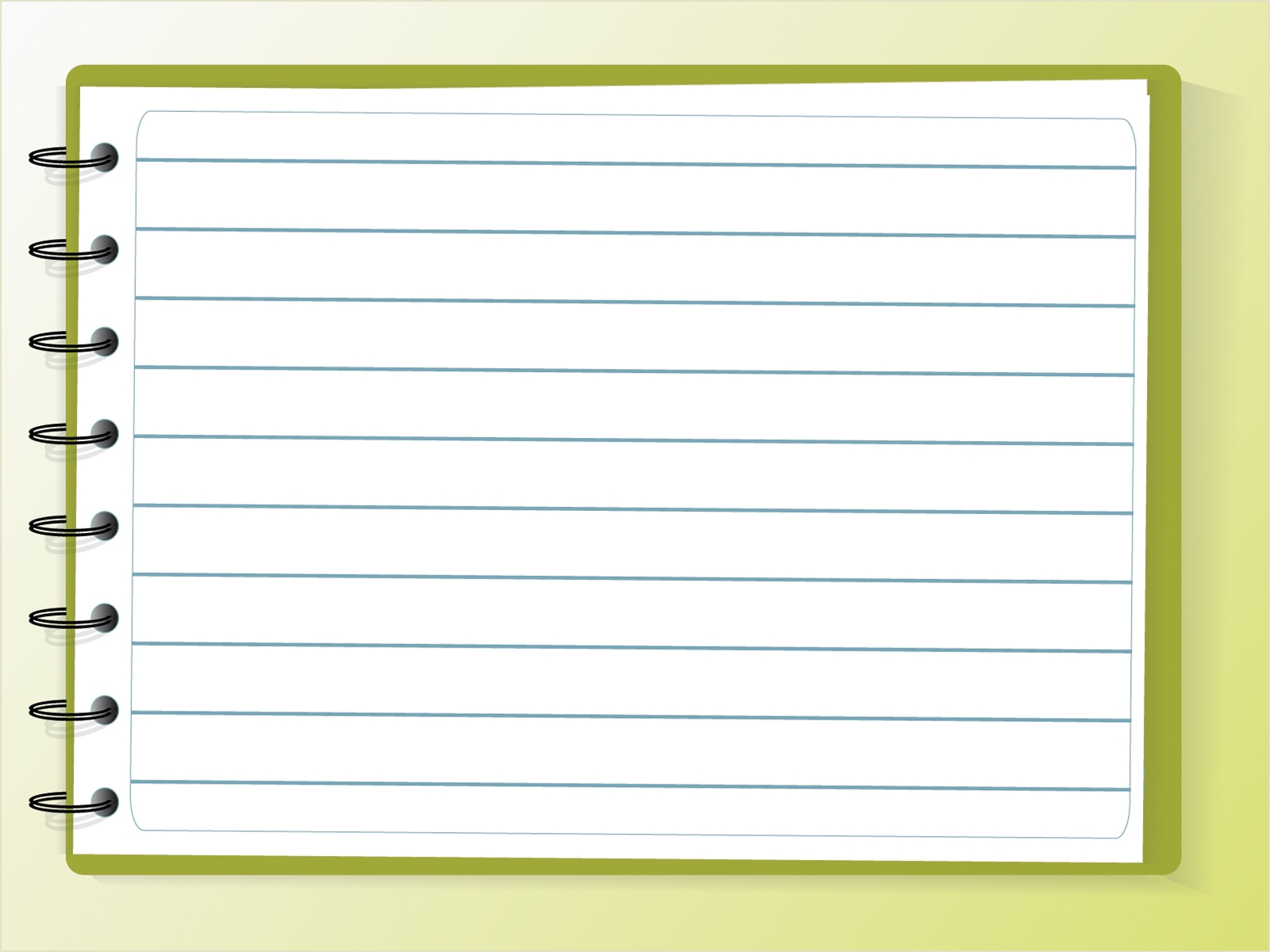 Notebook Paper For Clipartsgram Backgrounds for Powerpoint Templates ...