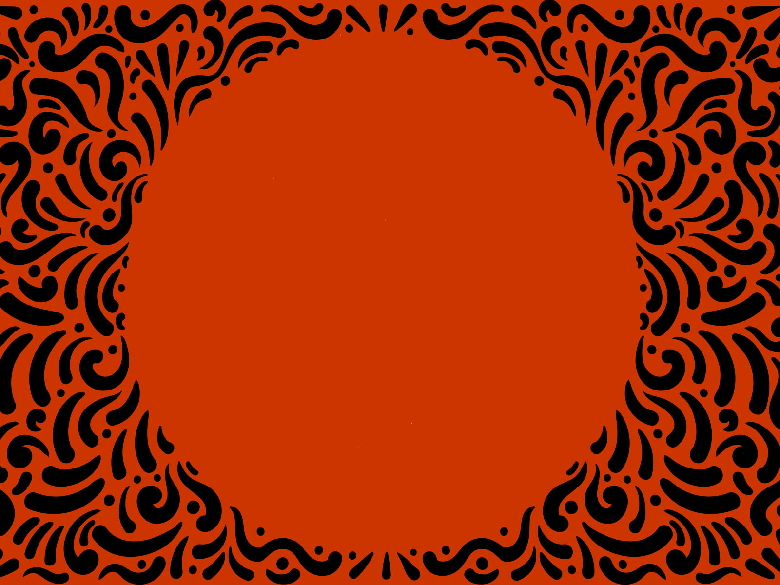 Orange Spiral Frame Backgrounds for Powerpoint Templates - PPT Backgrounds