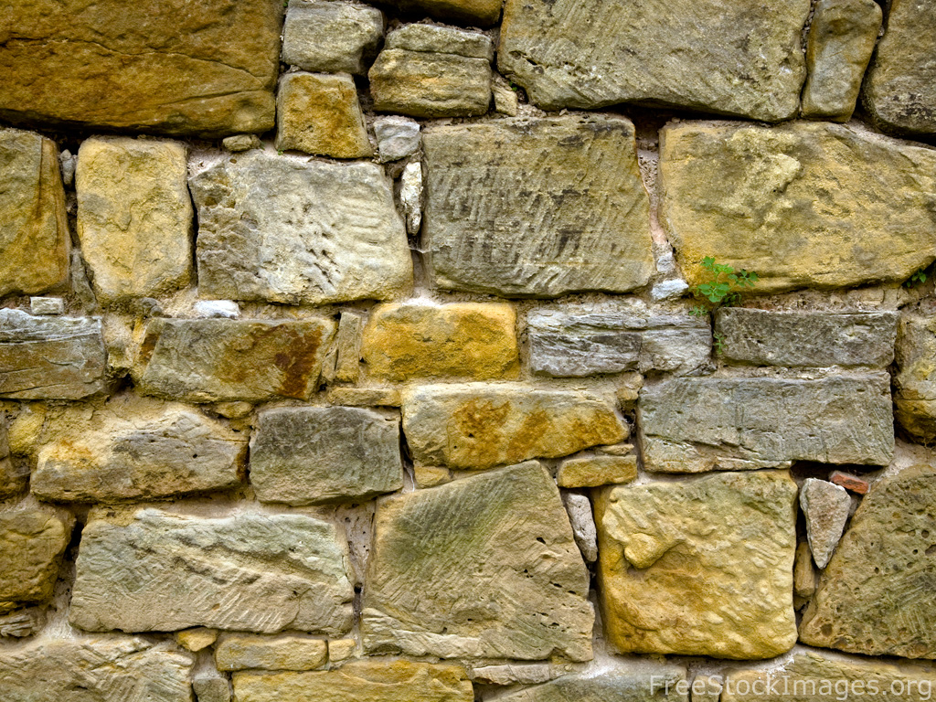Organic Stone Wall Backgrounds for Powerpoint Templates - PPT Backgrounds