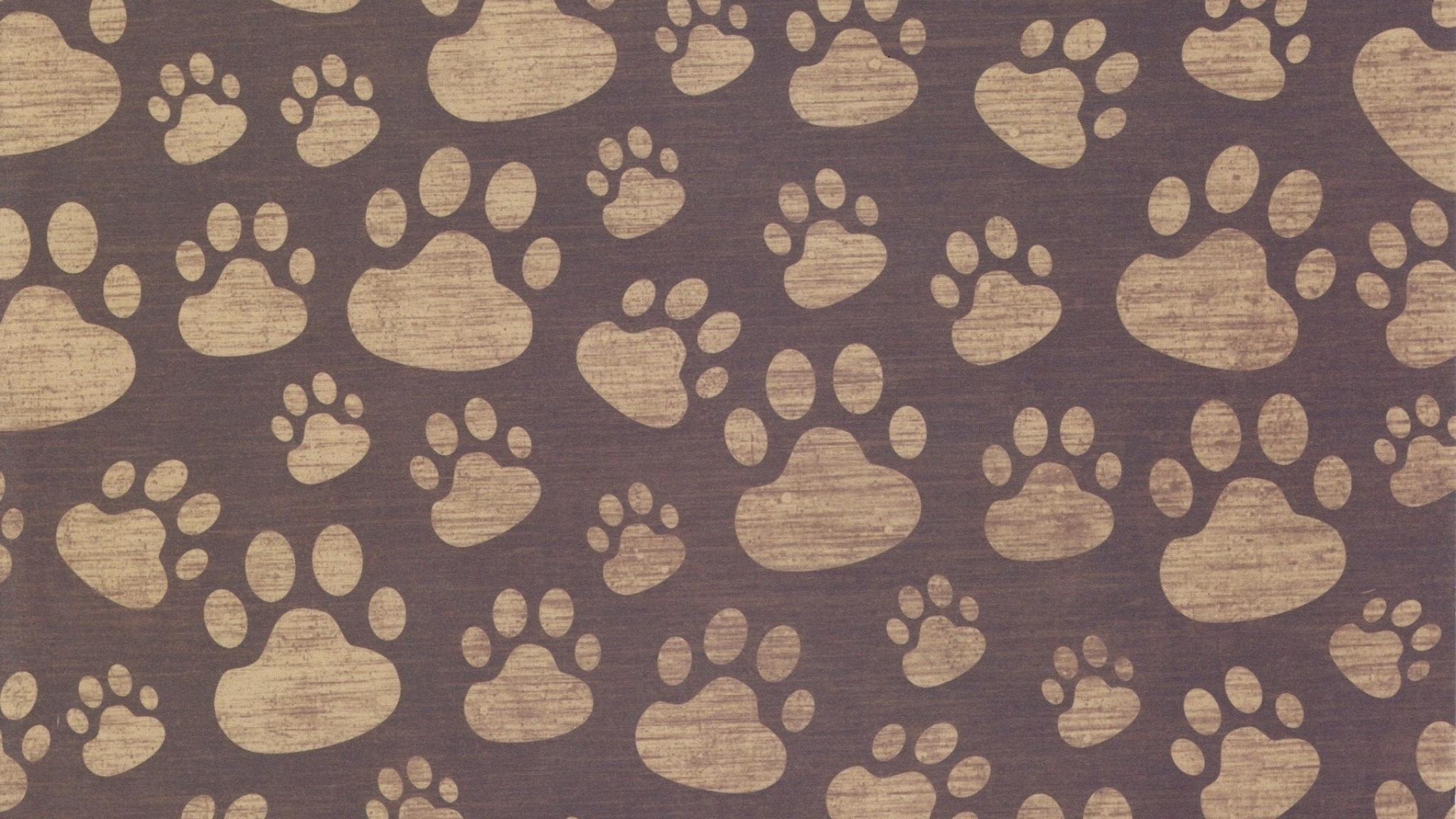 Paw Print Surface Pattern Backgrounds for Powerpoint Templates - PPT ...