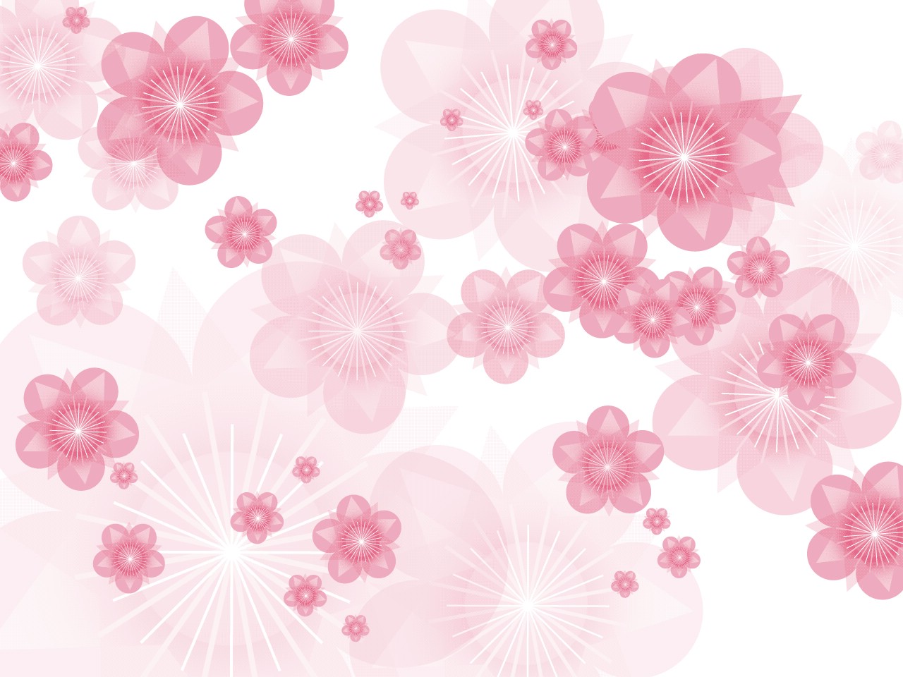Pink Flowers Hd Backgrounds for Powerpoint Templates - PPT Backgrounds