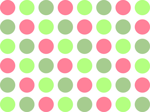 Polka Dots Clip Art Backgrounds for Powerpoint Templates - PPT Backgrounds