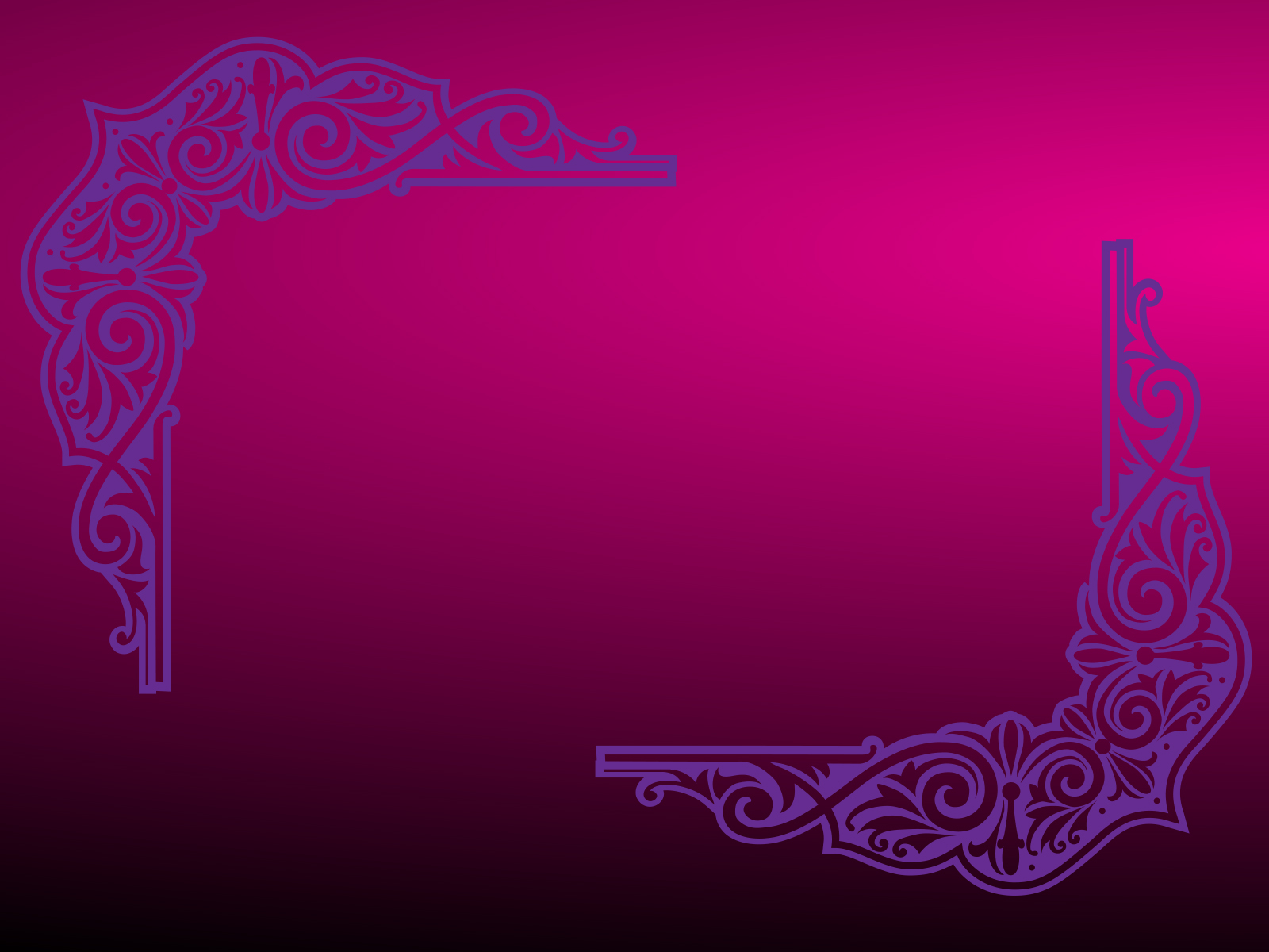 Purple Frame Backgrounds for Powerpoint Templates - PPT Backgrounds