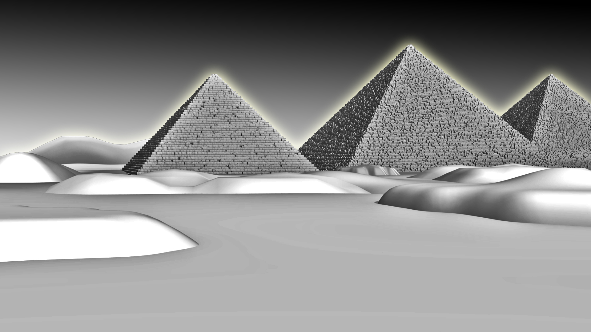 Pyramid Floor Backgrounds for Powerpoint Templates - PPT Backgrounds