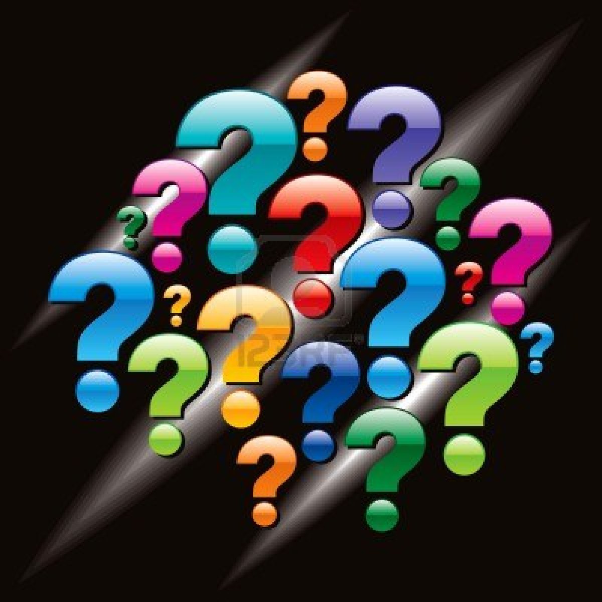 Question Marks Backgrounds for Powerpoint Templates - PPT Backgrounds