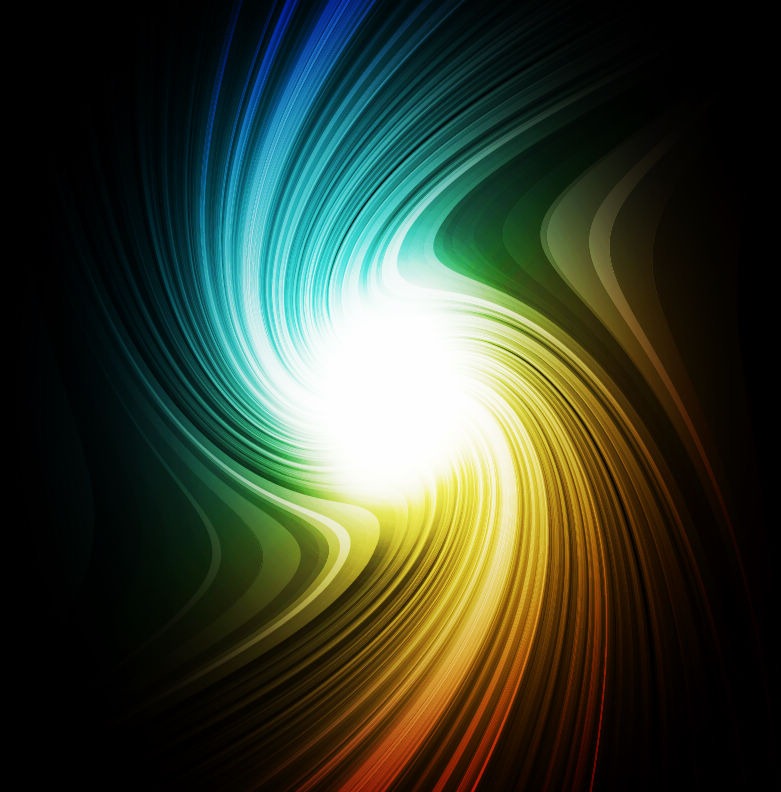 Rainbow Swirl image Backgrounds for Powerpoint Templates - PPT Backgrounds