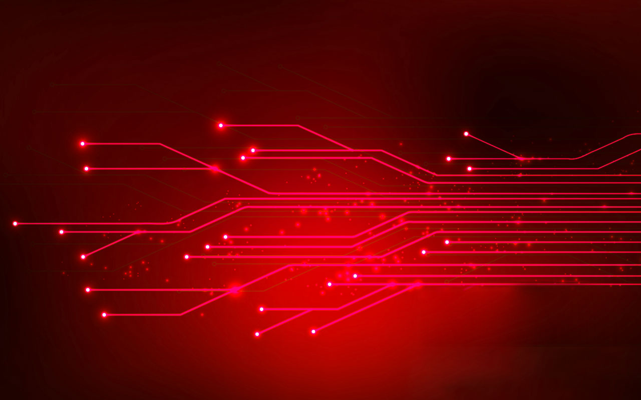 Powerpoint Backgrounds Technology Red
