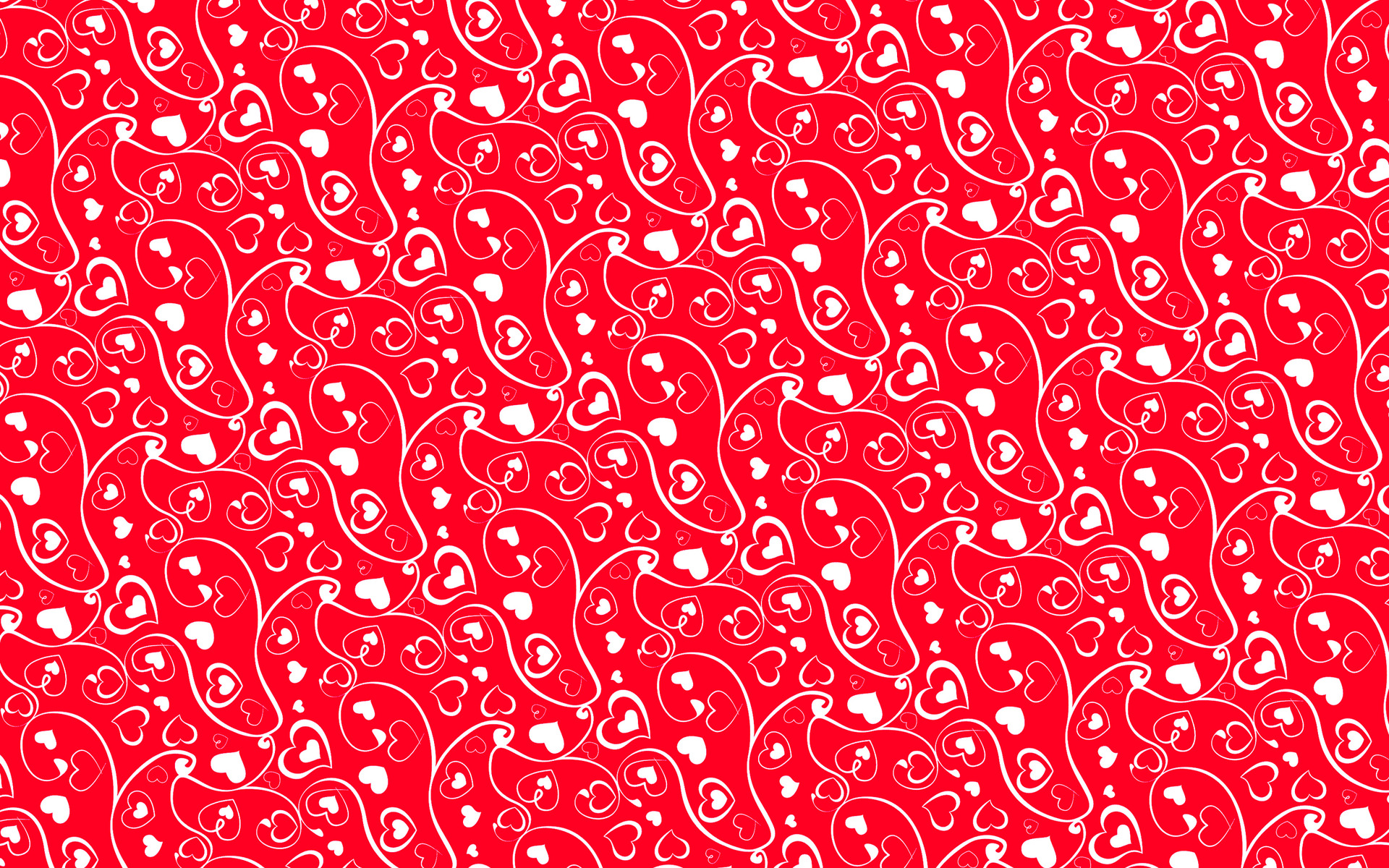 Red Heart and Swirl Patterns Quality Backgrounds for Powerpoint ...