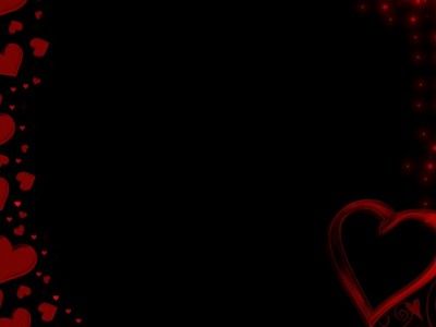 Red Hearts Heart Backgrounds for Powerpoint Templates - PPT Backgrounds