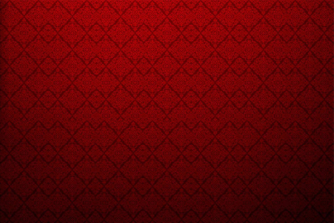 Red Textured Wall With Damask Design Picture Backgrounds for Powerpoint ...