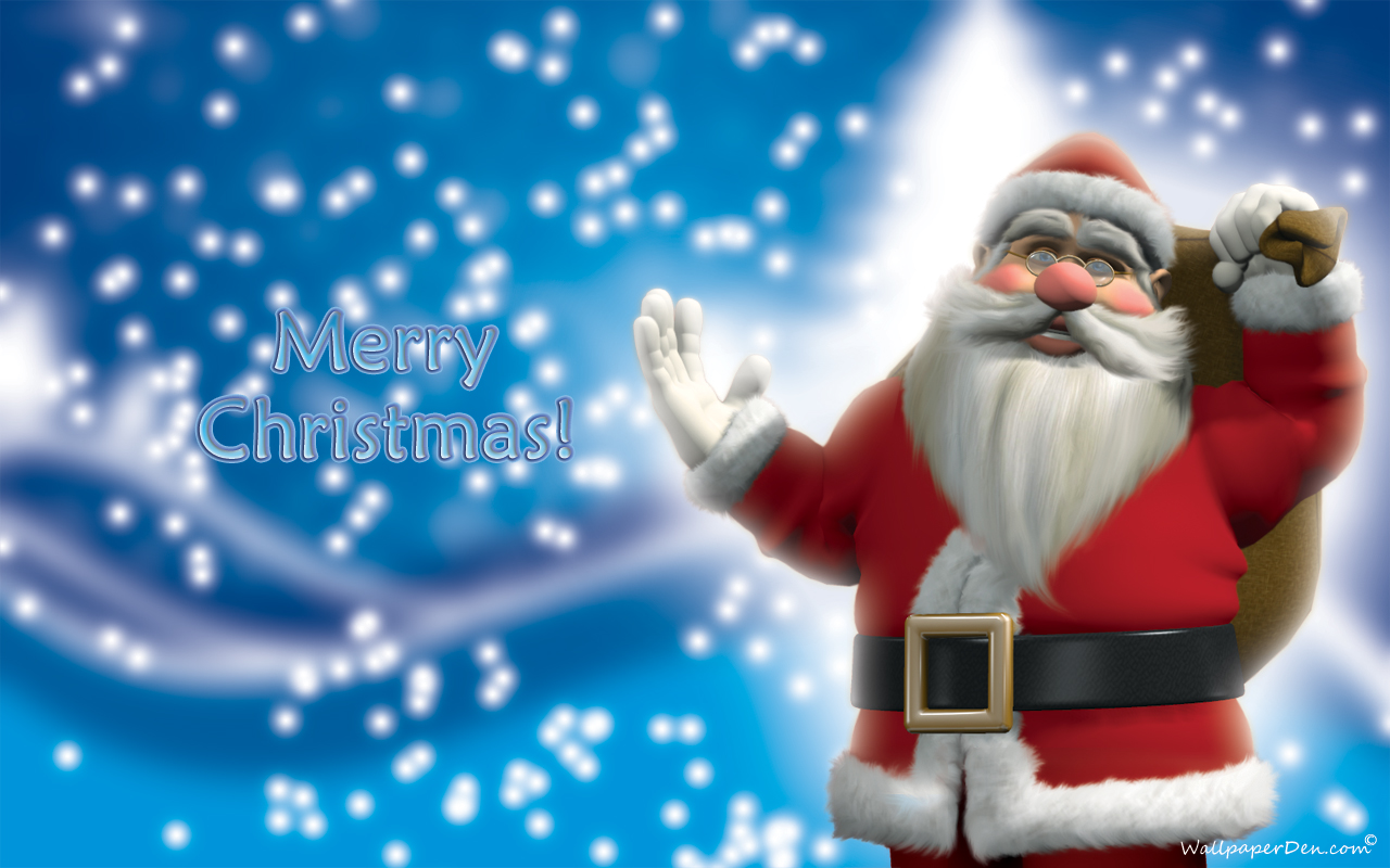Santa Claus image Backgrounds for Powerpoint Templates - PPT Backgrounds