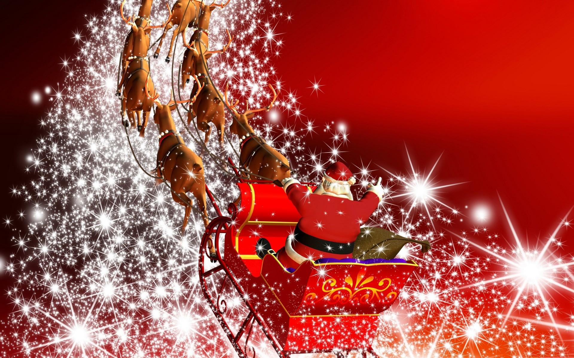 Santa Claus Slides Backgrounds for Powerpoint Templates - PPT Backgrounds