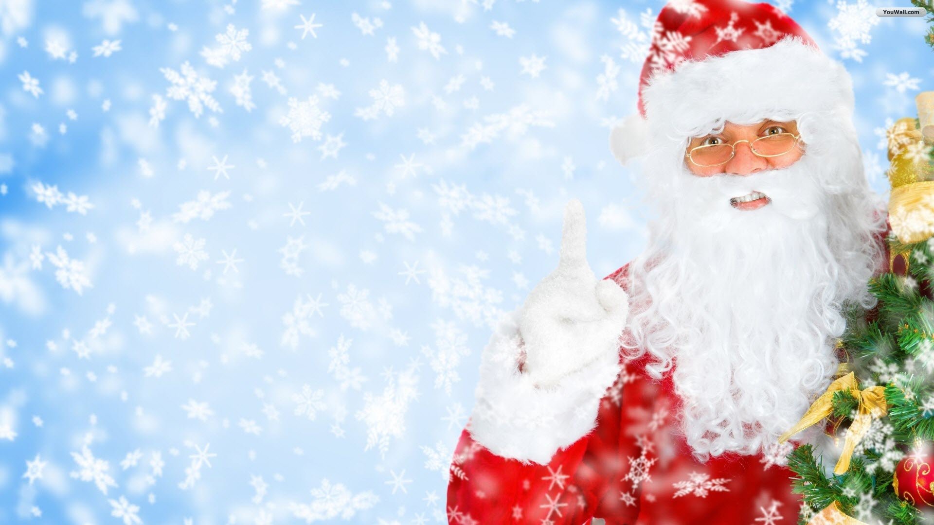Santa Claus Wallpaper Backgrounds for Powerpoint Templates - PPT ...