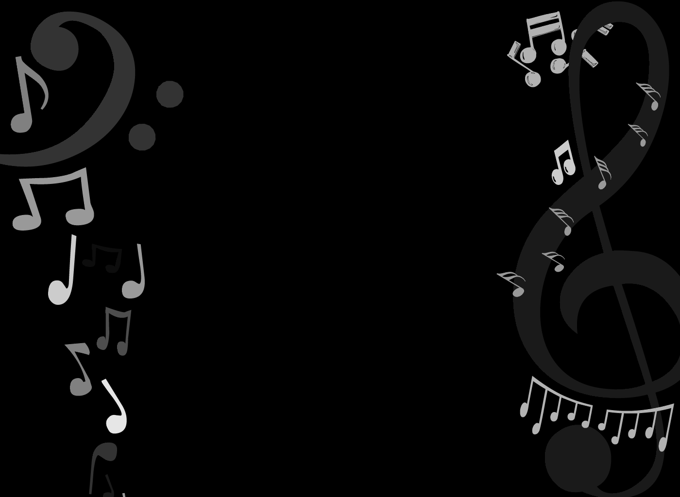 Simple Dark Music Notes Quality Backgrounds for Powerpoint Templates ...
