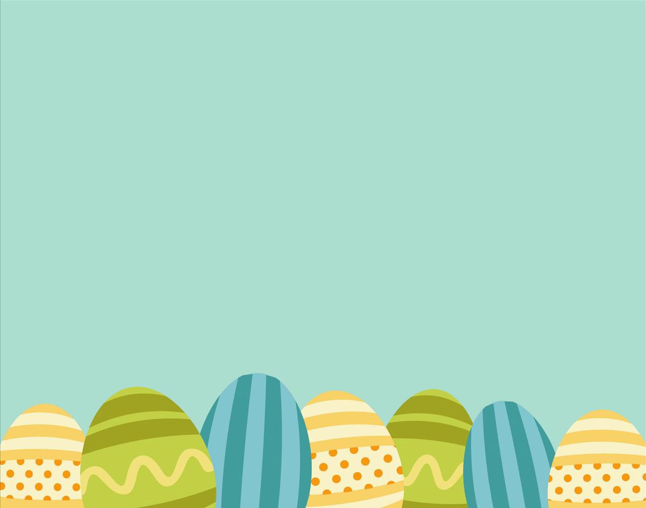 Simple Easter Backgrounds for Powerpoint Templates - PPT Backgrounds