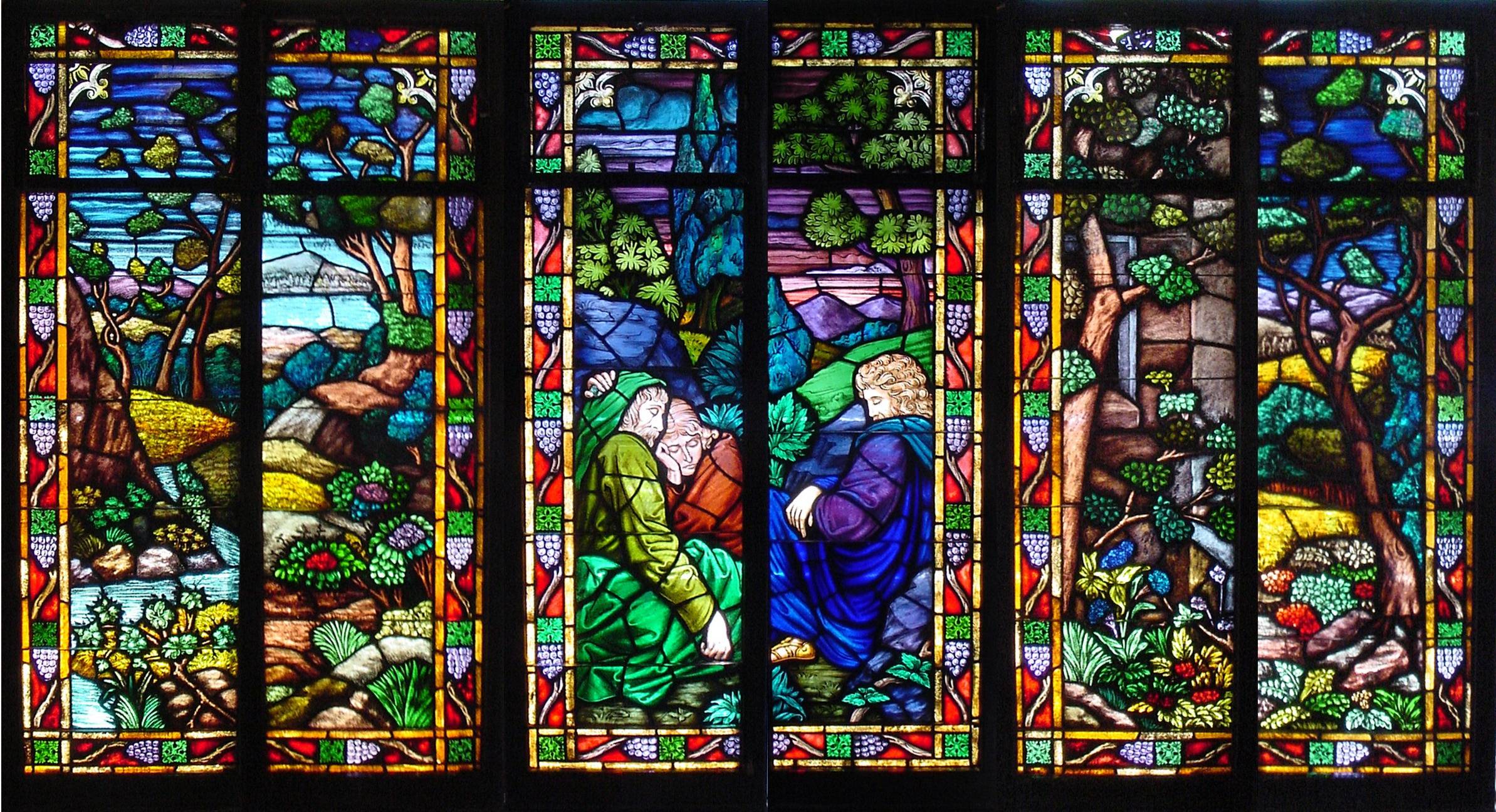 Six Pieces Stained Glass Clip Art Backgrounds for Powerpoint Templates ...