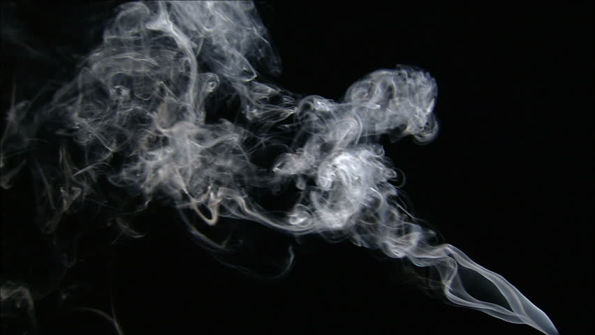 Smoke Black Trail Of Smoke Ing Up From The Right Side Of Design ...