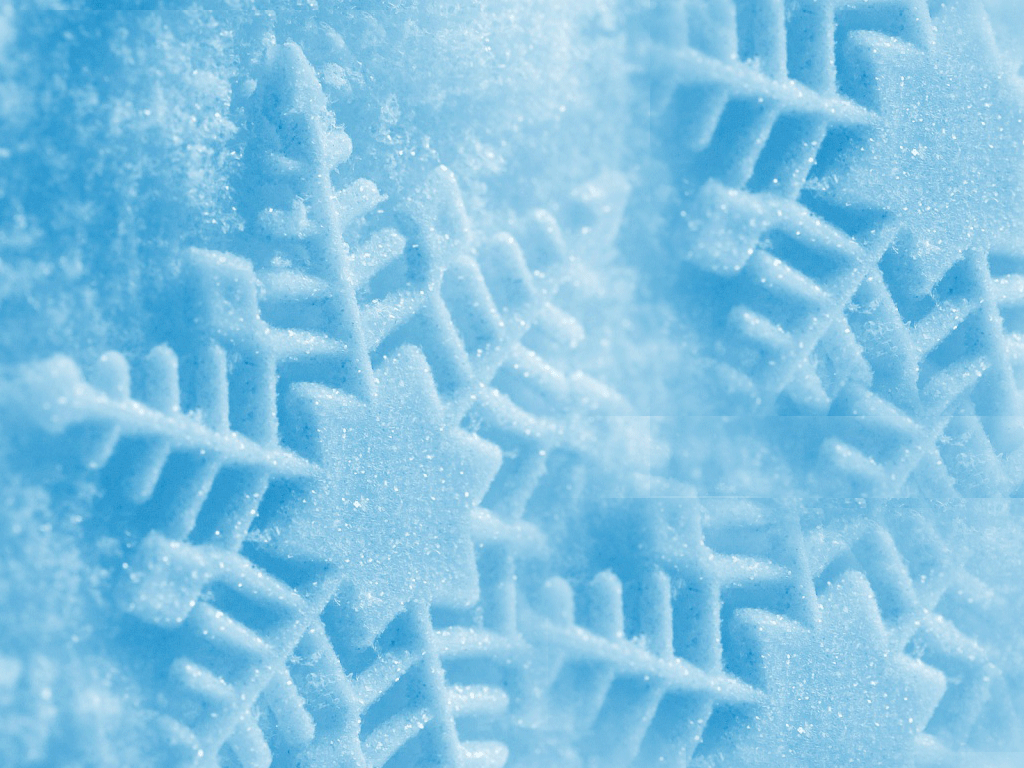 Snowflake Clip Art Backgrounds for Powerpoint Templates - PPT Backgrounds