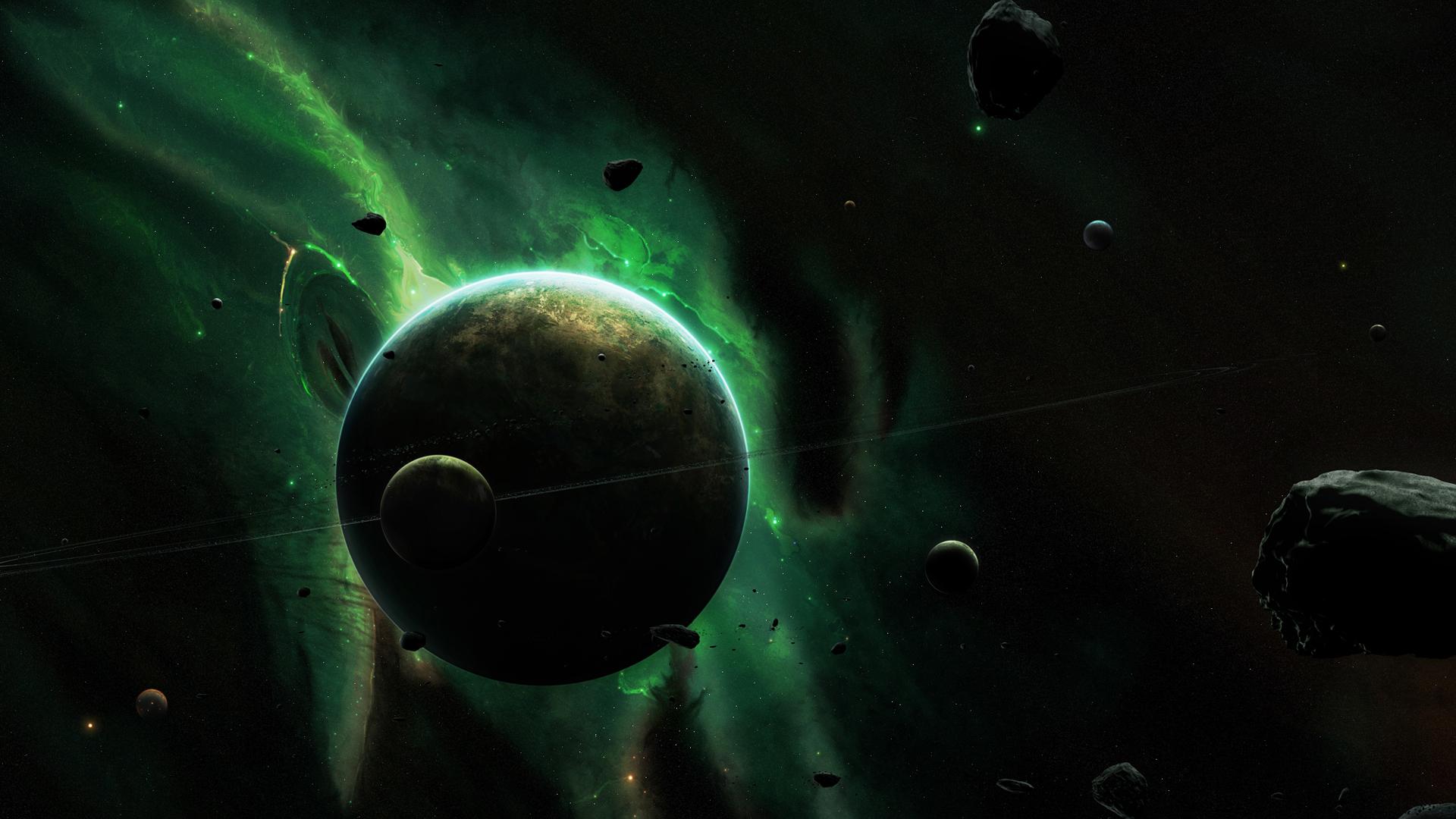 Space Photo Backgrounds for Powerpoint Templates - PPT Backgrounds