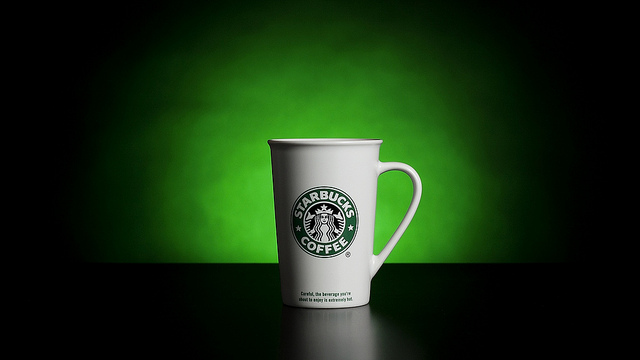 Starbucks Graphic Backgrounds for Powerpoint Templates - PPT Backgrounds