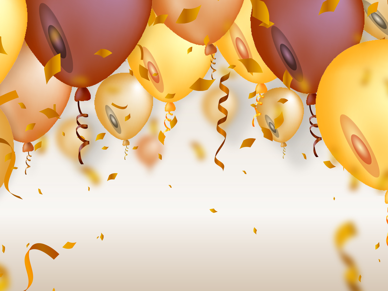 Suprise Balloons Backgrounds for Powerpoint Templates - PPT Backgrounds