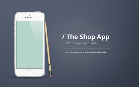 Template Iphone App Presentation Template Present Your Iphone App With ...