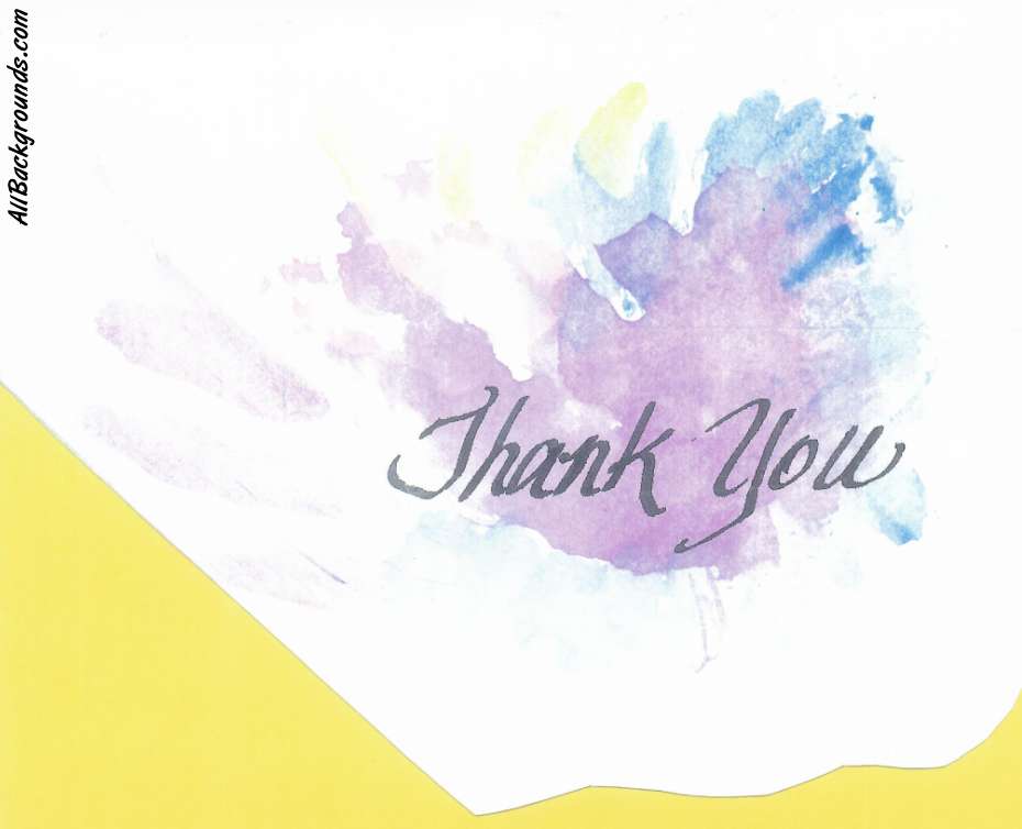 Thank You Photo Backgrounds for Powerpoint Templates - PPT Backgrounds