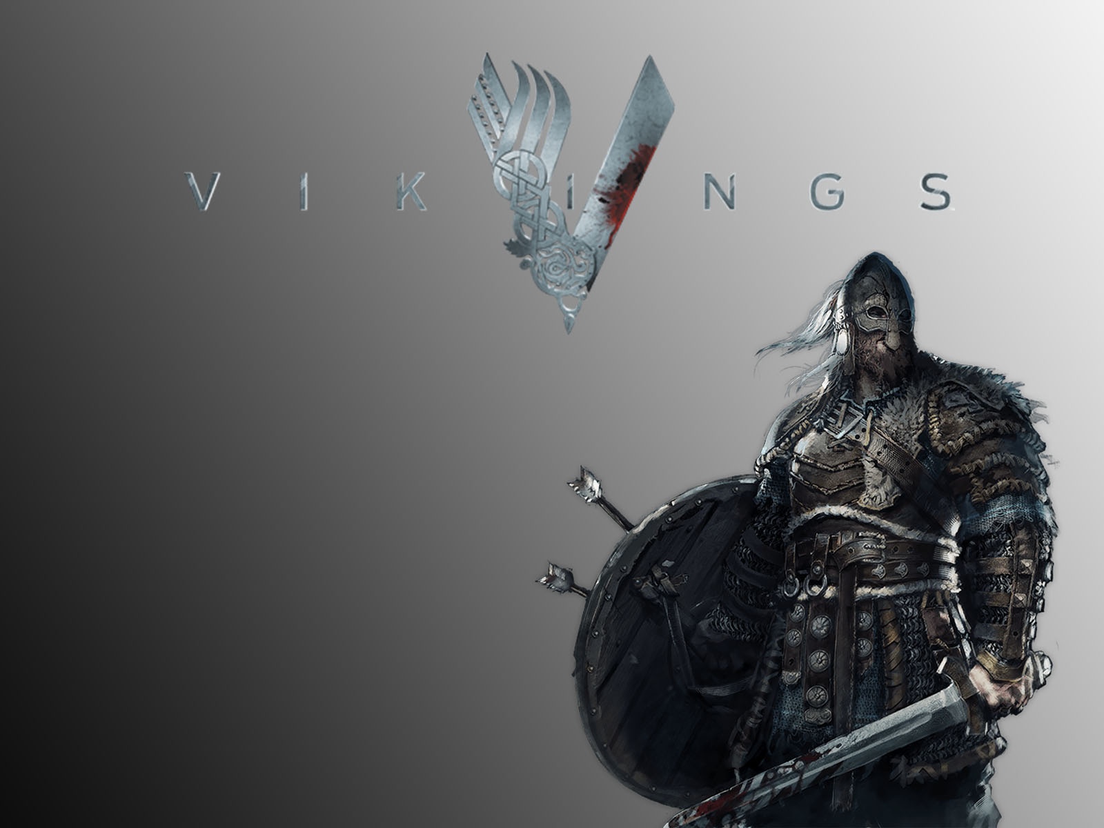 Vikings Soldier Backgrounds for Powerpoint Templates - PPT Backgrounds