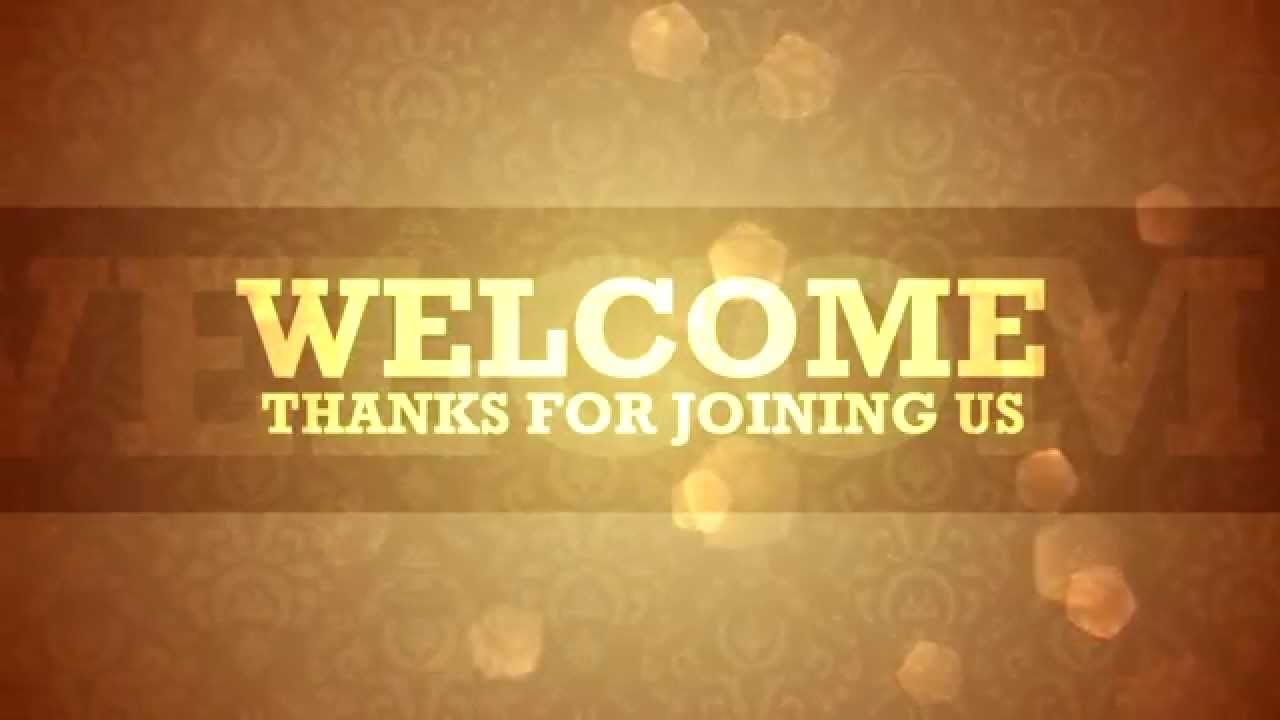 Welcome Art Backgrounds for Powerpoint Templates - PPT Backgrounds