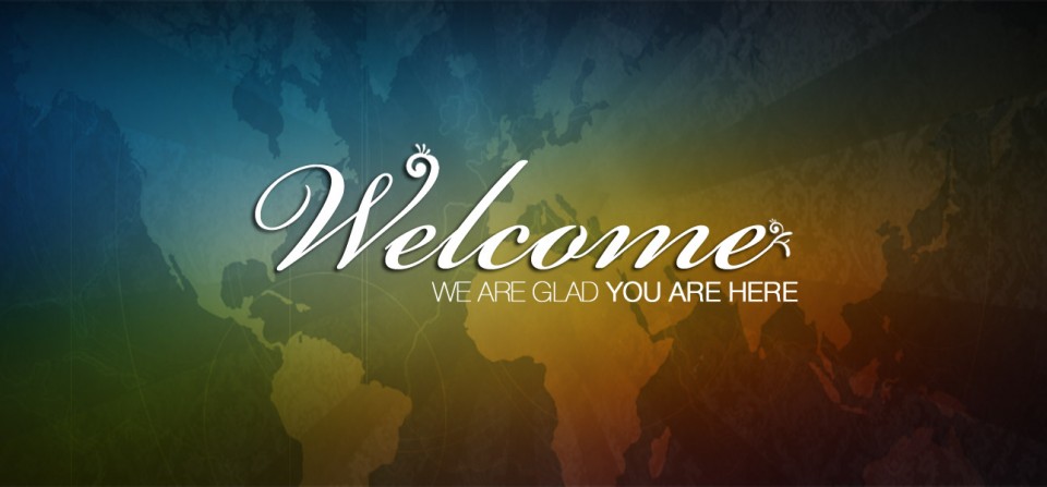 Welcome Backgrounds for Powerpoint Templates - PPT Backgrounds