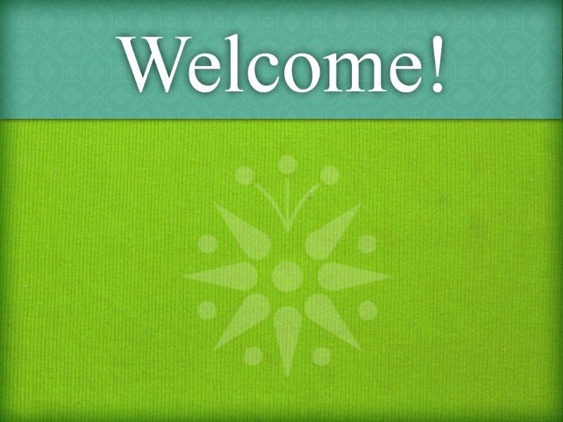 Welcome Photo Backgrounds for Powerpoint Templates - PPT Backgrounds