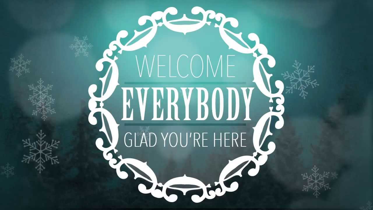 Welcome Photo Backgrounds for Powerpoint Templates - PPT Backgrounds
