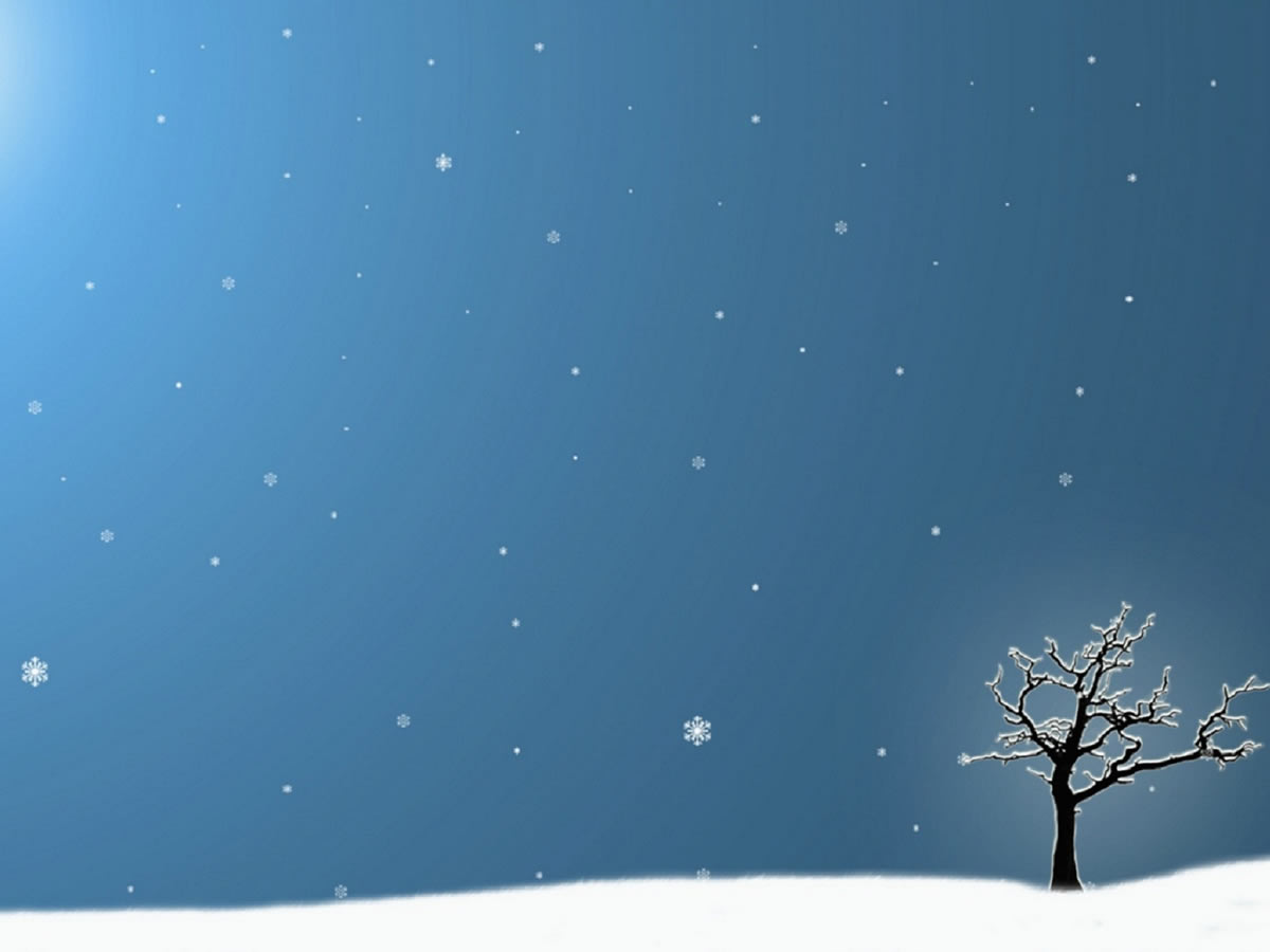 Winter Clip Art Backgrounds for Powerpoint Templates - PPT Backgrounds