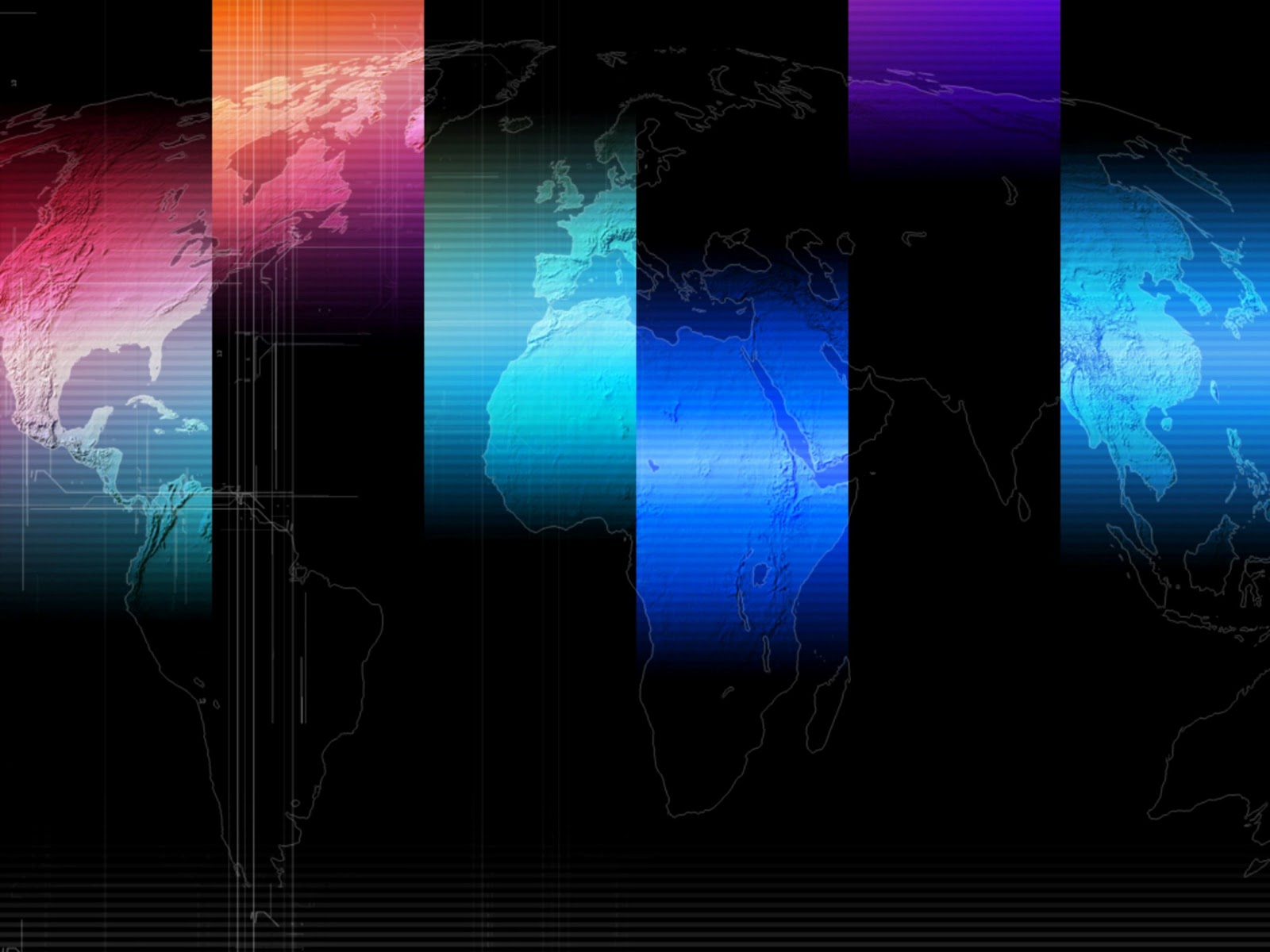 World Picture Backgrounds for Powerpoint Templates - PPT Backgrounds