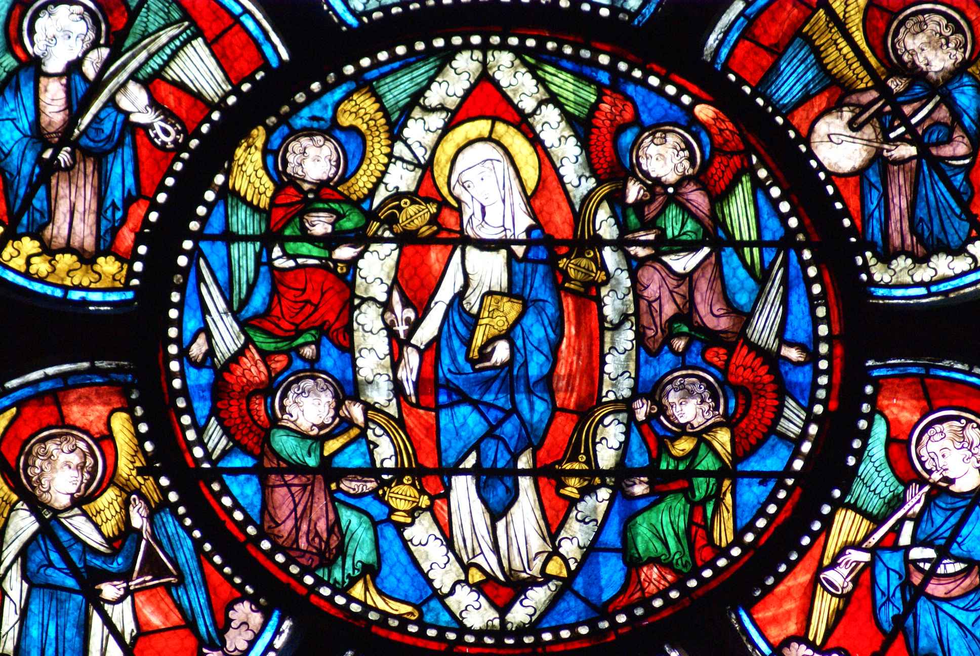 Worship Stained Glass Graphic Backgrounds for Powerpoint Templates ...