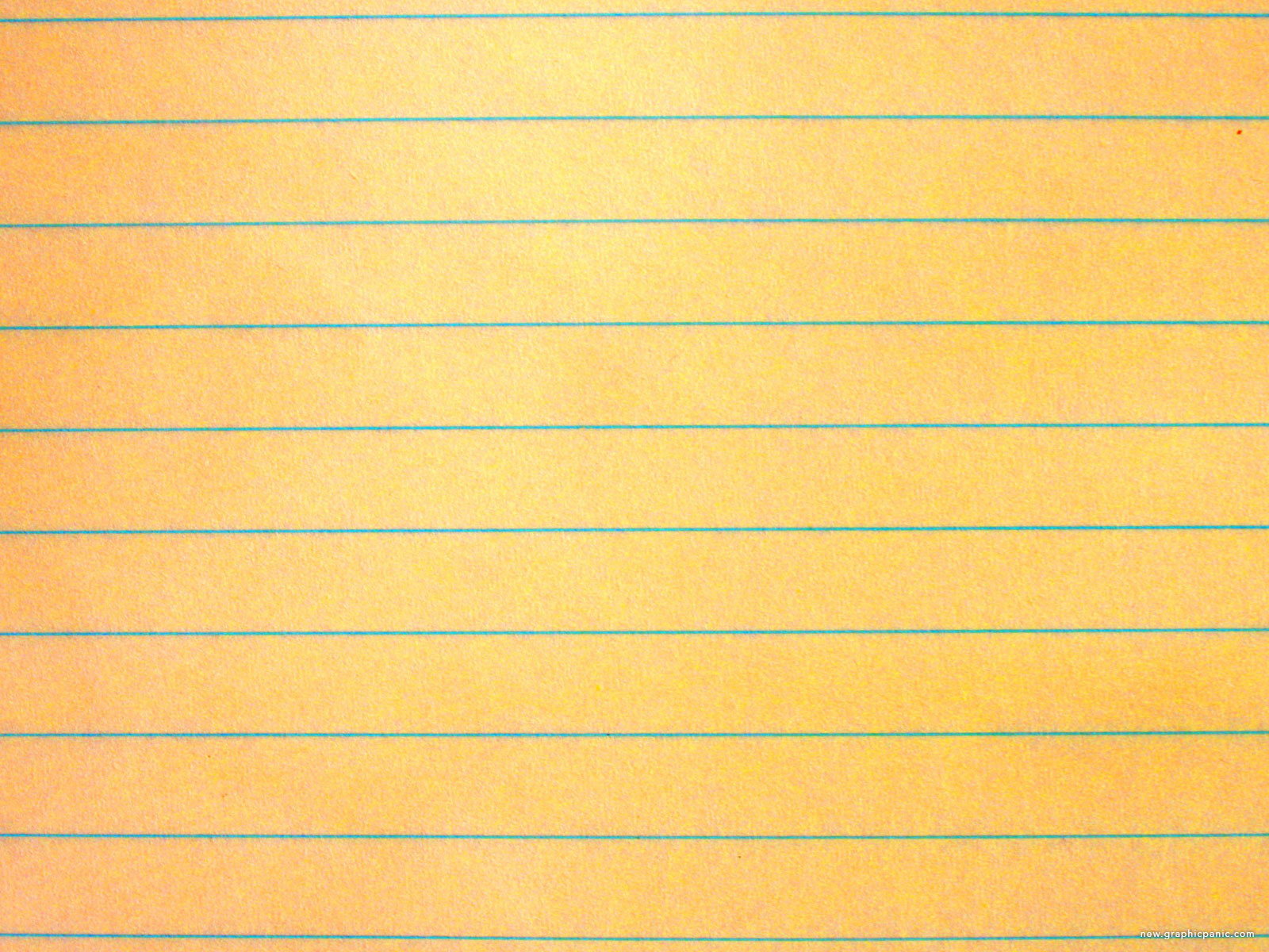 Yellow Notebook Paper Clipart