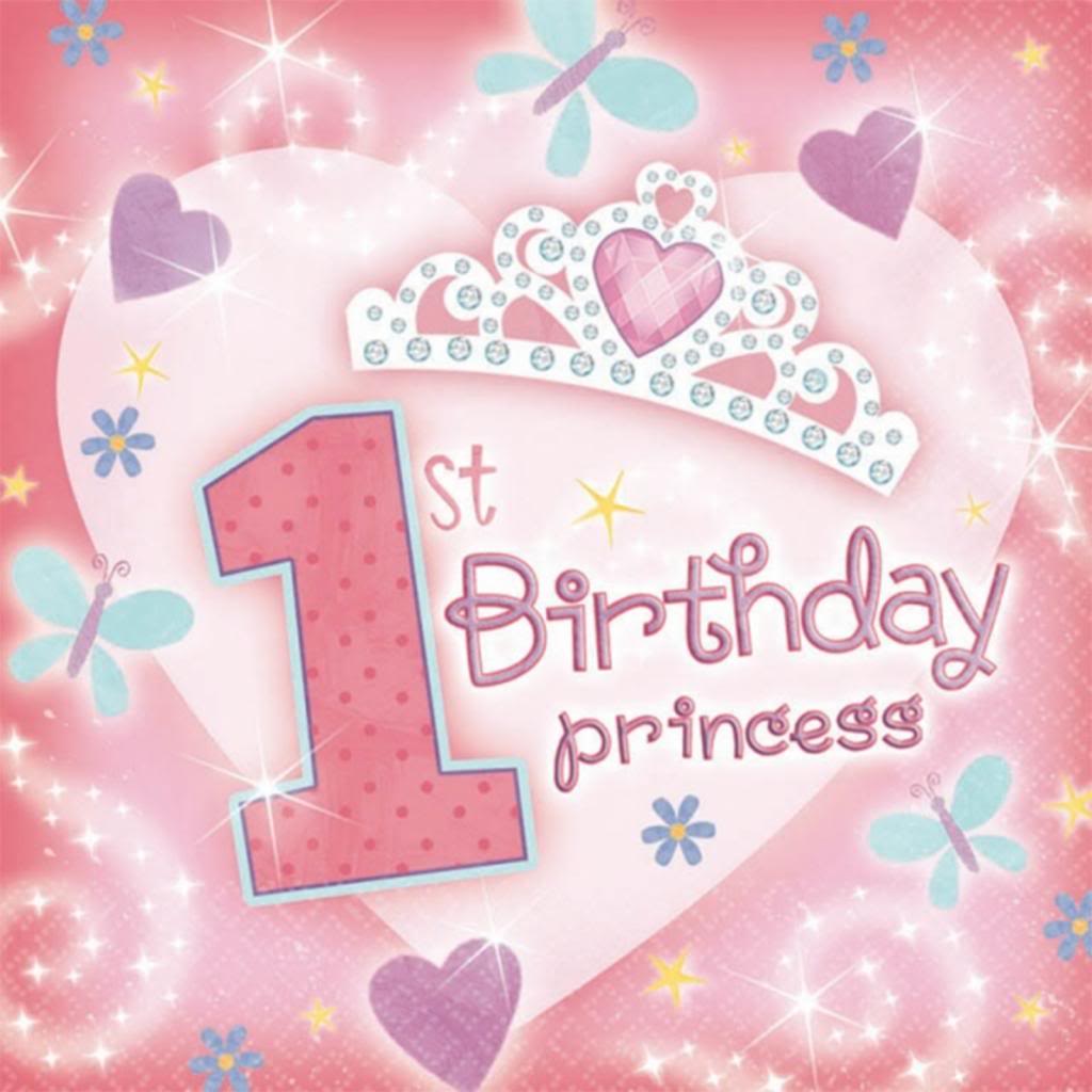 1st Birthday Princess Backgrounds for Powerpoint Templates - PPT ...