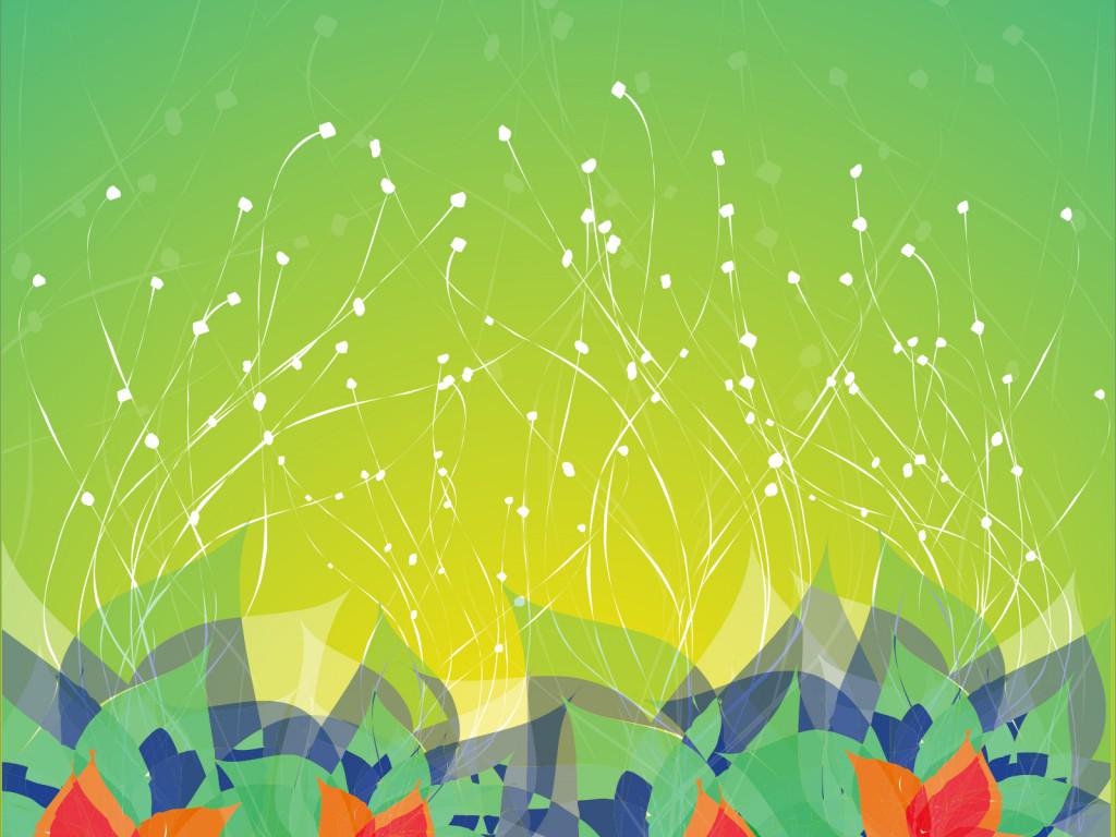 Abstract Green Theme for Twitter Backgrounds for Powerpoint Templates ...